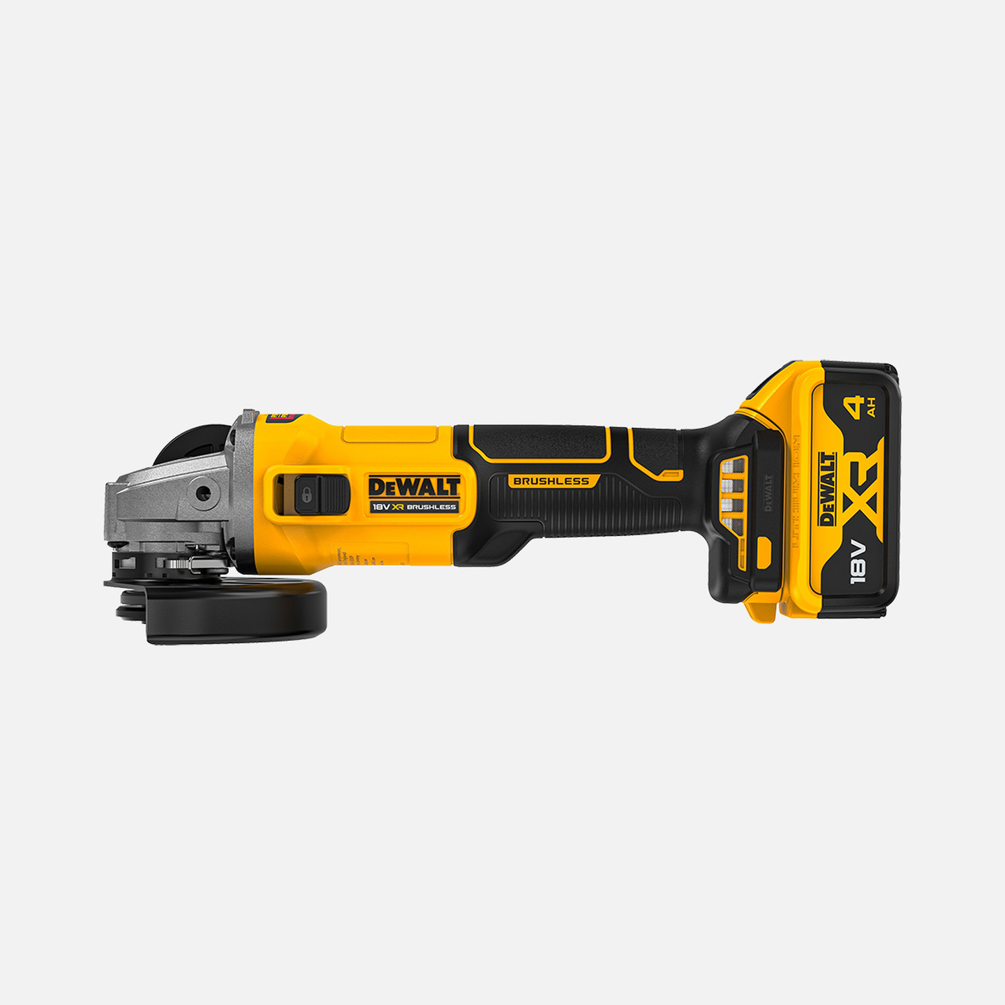Dewalt Dcg407M2T-Qw 18V Xr Kömürsüz 4Ah Çift Akülü Avuç Taşlama - Bauhaus